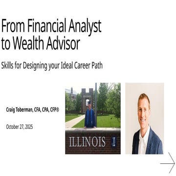 From Financial Analyst to Wealth Advisor - Skills for Designing Your ...
