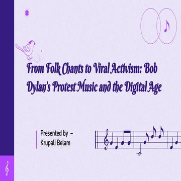 From Folk Chants to Viral Activism_ Bob Dylans Protest Music and the ...