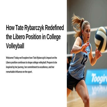 Tate Rybarczyk: A Role Model for Aspiring Volleyball Players | PDF