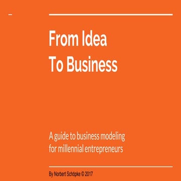 From Idea To Business | PDF