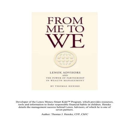 From Me To We | DOCX