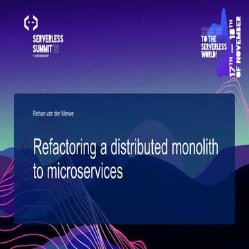 From monolith to resilient microservices | PPTX