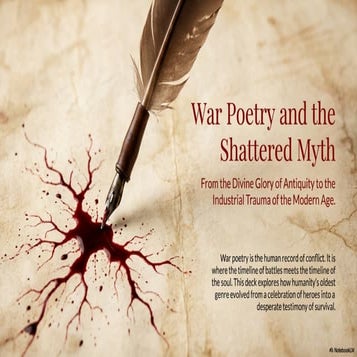 Evolution of War Poetry: From Heroic Idealism to Modern Trauma | PDF