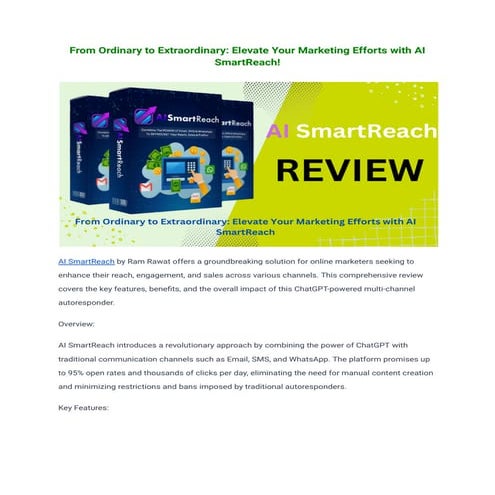 From Ordinary to Extraordinary_ Elevate Your Marketing Efforts with AI SmartReach.pdf