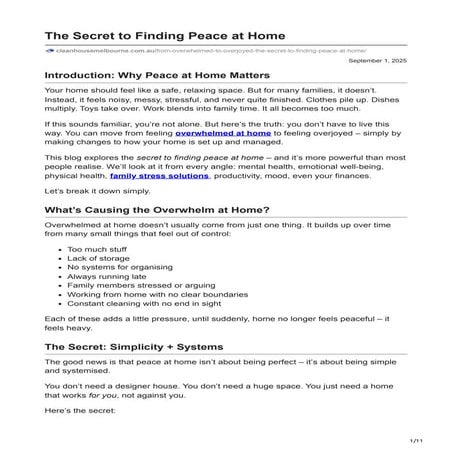 home organization | PDF