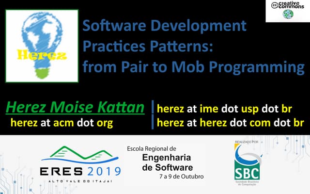 Software Development Practices Patterns From Pair To Mob Programming Ppt