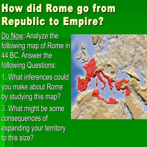 From republic to empire lesson ppt | PPT