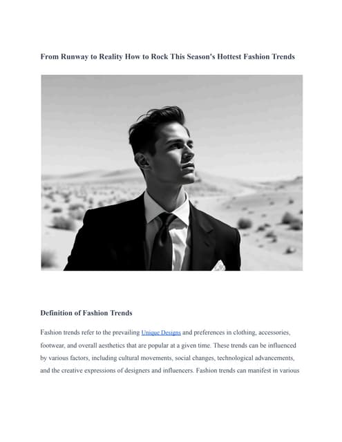The Evolution of Fashion Trends A Journey Through Decades.pptx ...