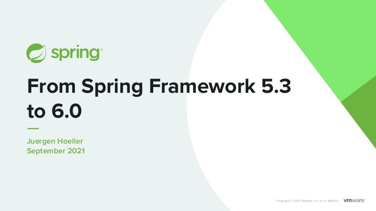 From Spring Framework 5.3 to 6.0