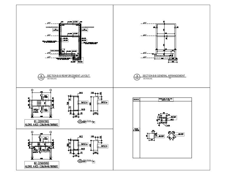 Reinforced Concrete Tank Details