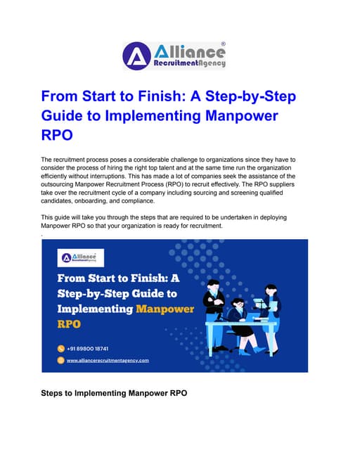 Recruitment Process Outsourcing Service in Chennai | PPT