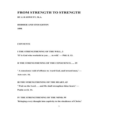 From strength to strength | PDF
