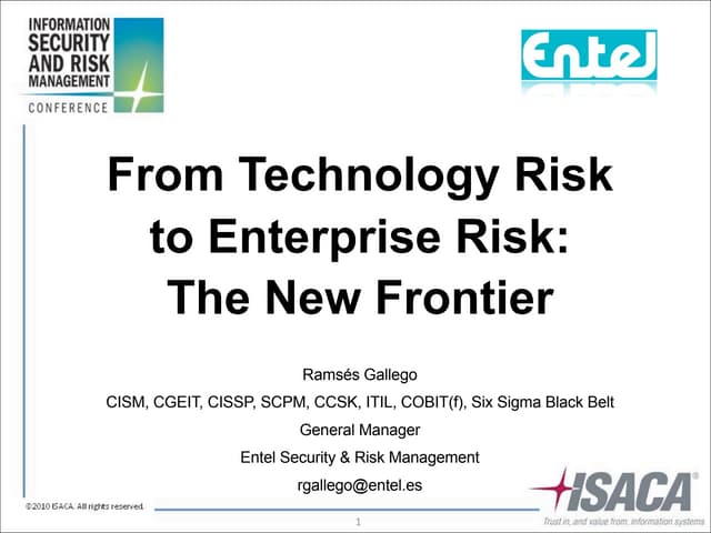 Introduction to risk management | PPT