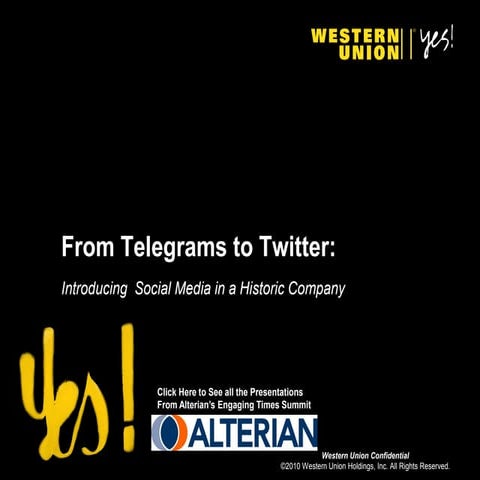 From Telegrams to Twitter - Introducing Social Media in a Historic ...