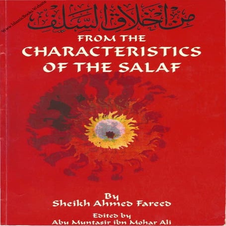 From the Characteristics of the Salaf - 1996 - by Ahmad Fareed | PDF ...