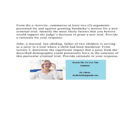 From the e-Activity, summarize at least two (2) arguments pres.docx