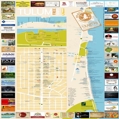 tulum map 2014 | PDF