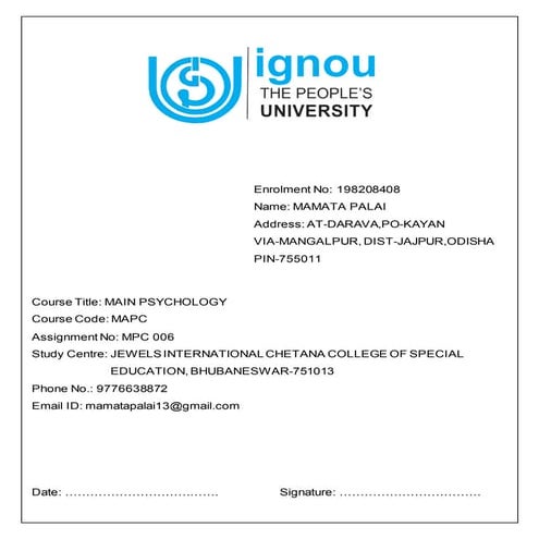 ignou Front page-copy-converted | PDF