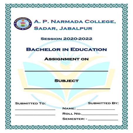 Front page sample | PDF