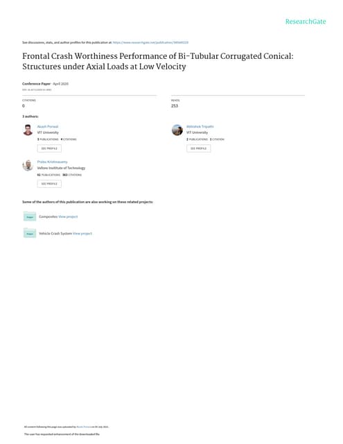 PPT-DESIGN AND STRENGTH IMPROVEMENT OF 4 WHEELER ROCKER PANEL USING FEA ...
