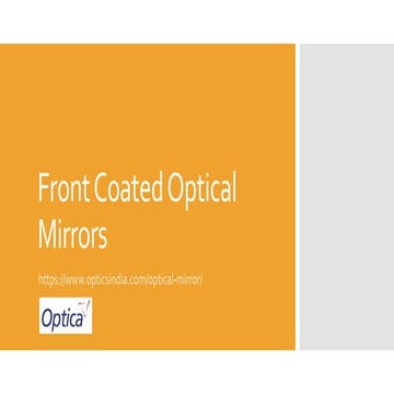 Front coated optical mirrors | PPT