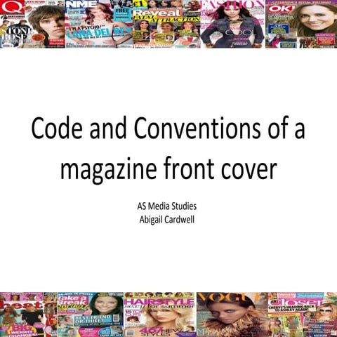 Magazine cover conventions | PDF