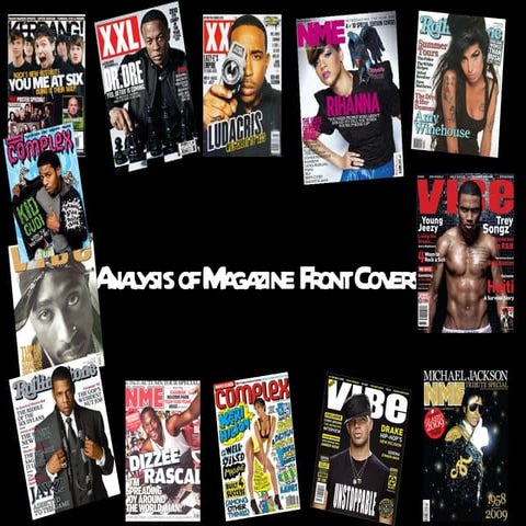 Front cover analysis | PPT