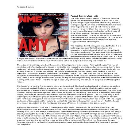 Magazine Analysis | PDF