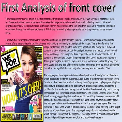 Magazine cover-analysis | PDF