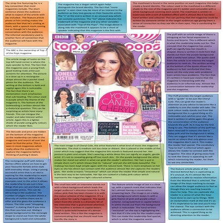 Front cover analysis | PDF