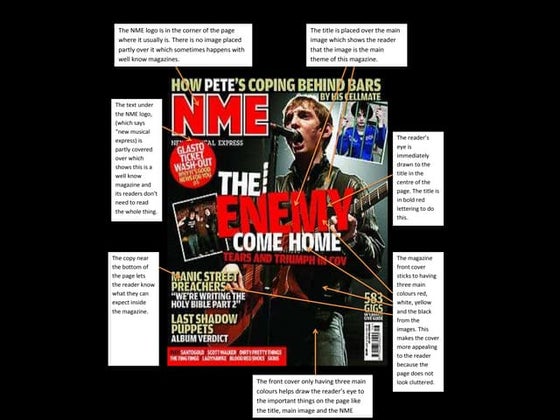 NME Contents Page Analysis | PDF