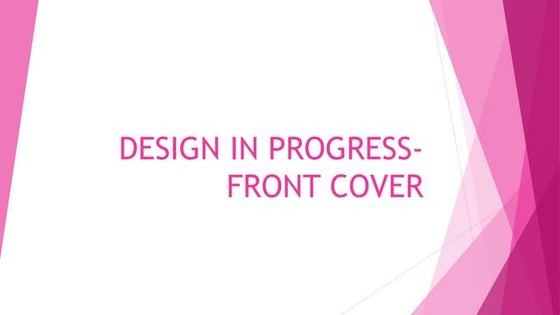 My front cover design | PPTX