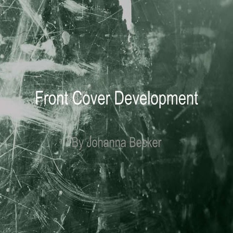 Front Cover Development | PPTX