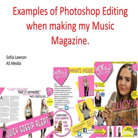 Magazine Editing | PPTX