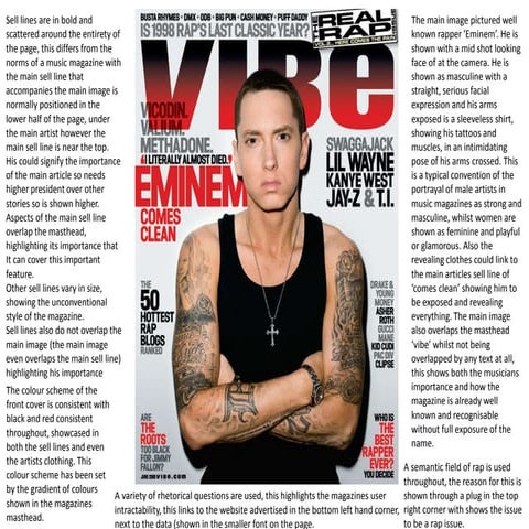 Eminem vibe analyisis front cover