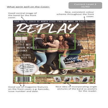 Front cover feedback | PPTX