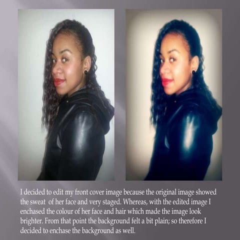 Front cover Photo Analysis | PPTX | Photo Editing Software | Computer ...