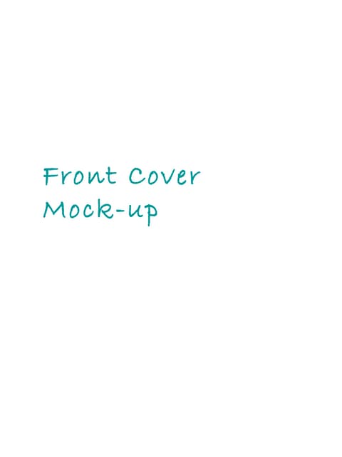 Mock up contents pages | PDF