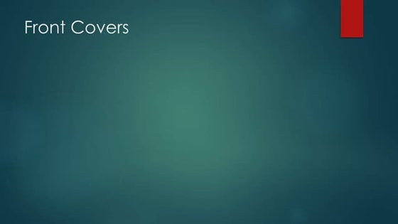 Detailed Magazine Cover Analysis | PPT