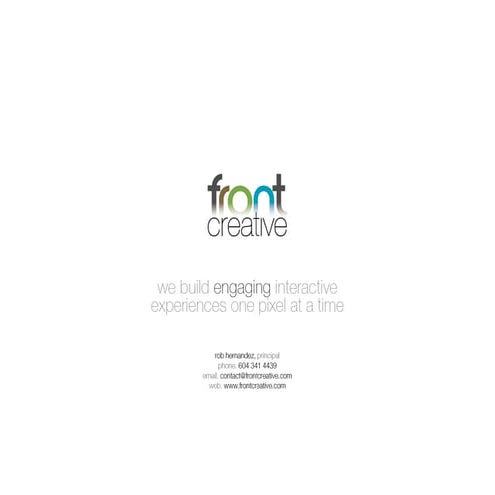 Front Creative Fact Sheet | PDF