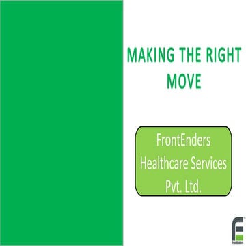 Healthcare Consulting firms India|Hospital Consultants|FrontEnders | PPT