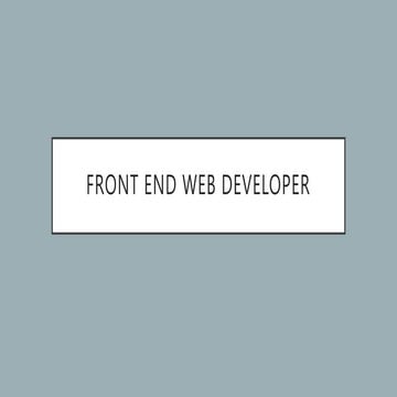 Front End web Developer.pptx