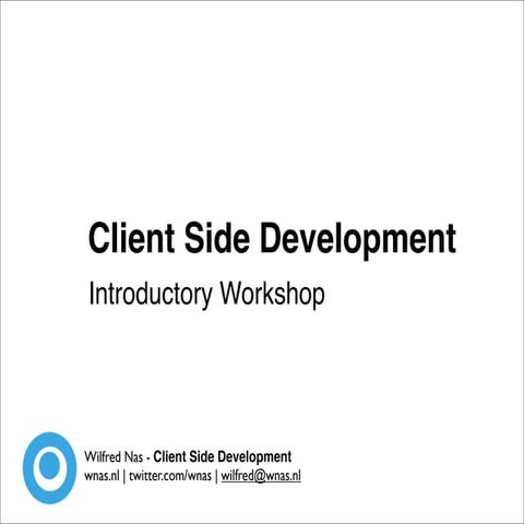 Frontend Workshop Ppt