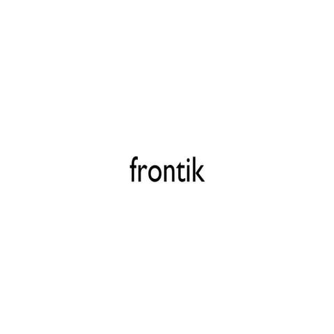 Frontik | PPT