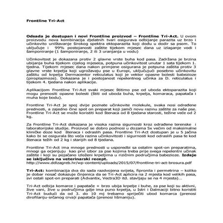 Frontline tri act | PDF