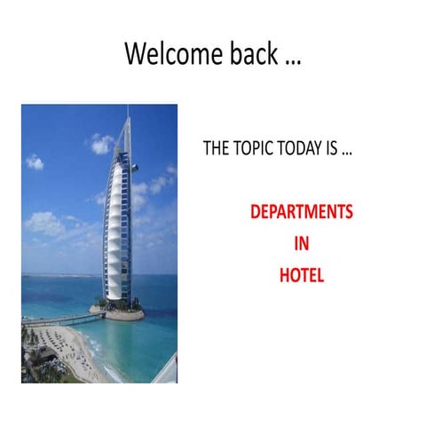 Front office departments | PPTX