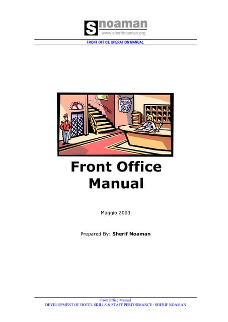 INTRODUCTION TO FRONT OFFICE | PPTX