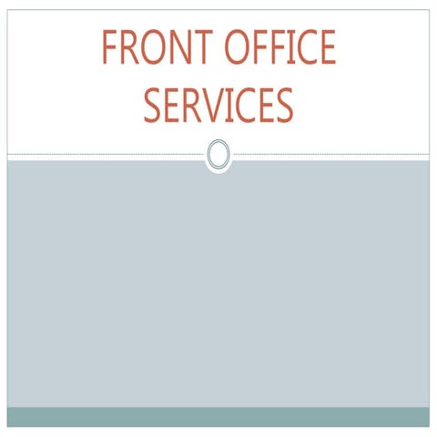 FRONT OFFICE SERVICES.pptx