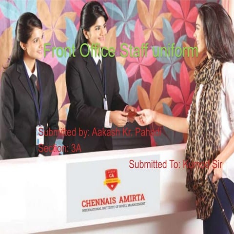 Hotel Front Office Staff