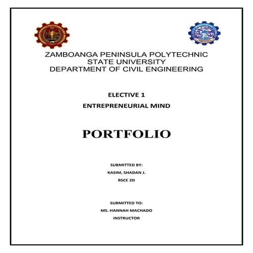 front page electTIVE 1 PORTFOLIO.docx